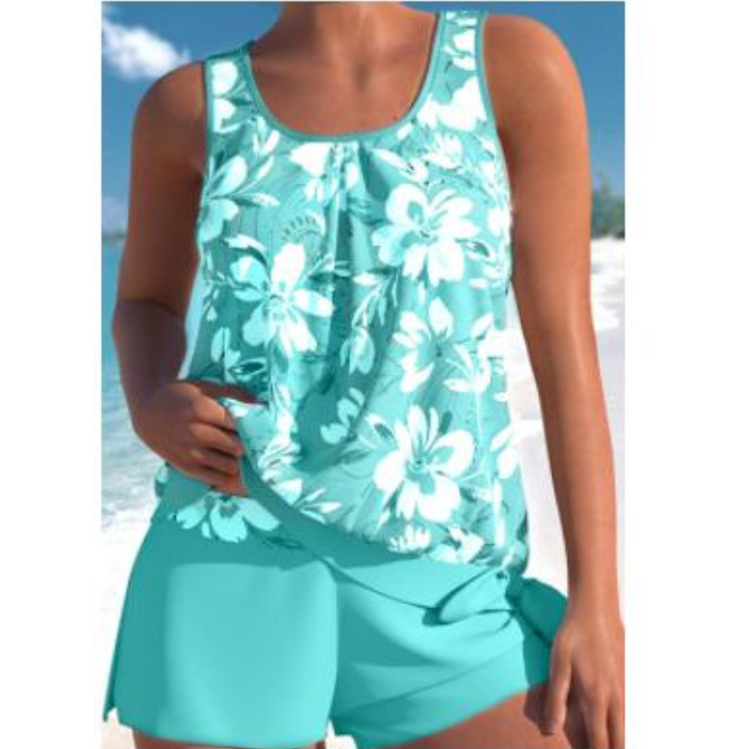 Lilian | Floral Tankini Set – Avery Stone